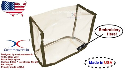 Computer CPU / Tower Case Dust Cover | Clear Quality Vinyl Custom Size ...