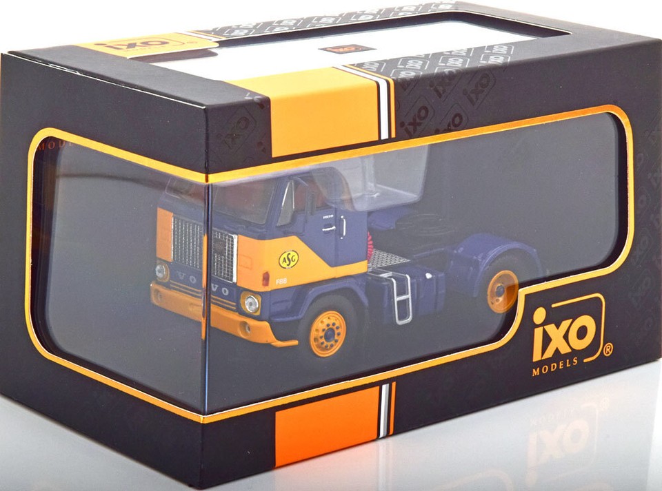Volvo F88 1971 Asg Gelb Blau IXO TR034 1:43 Lkw Lastwagen Traktor | eBay
