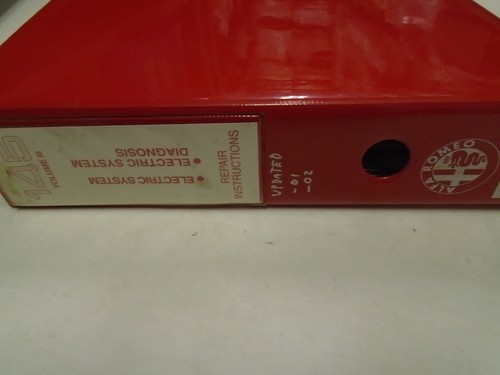 1990s Alfa Romeo 145 Service Shop Manual Factory OEM Volume 3 ...