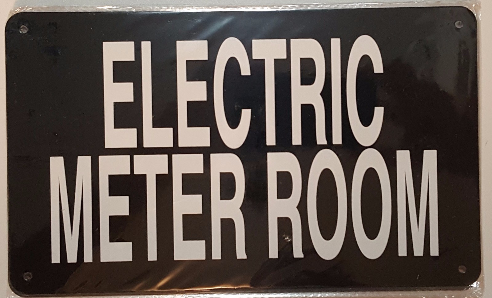 ELECTRIC METER ROOM SIGN 7x10 black | eBay
