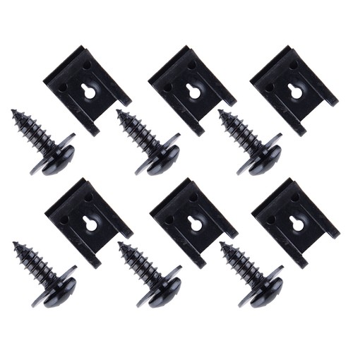 15pcs Metal Screw Fender Bumper Retainer U Nut Clips Gasket Fastener | eBay