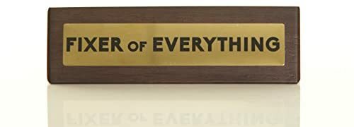 Boxer Gifts Fixer Of Everything Novelty Wooden Desk Warning Sign Office ...