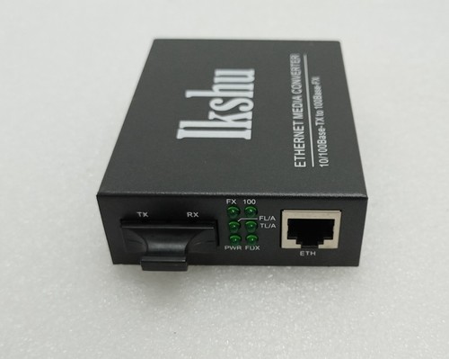 IKSHU 100MM 1000MBPS Single Mode LC Fiber Media Converter | eBay
