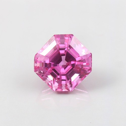 AAA 10x10 MM Natural Flawless Ceylon Pink Sapphire Asscher Cut Loose ...