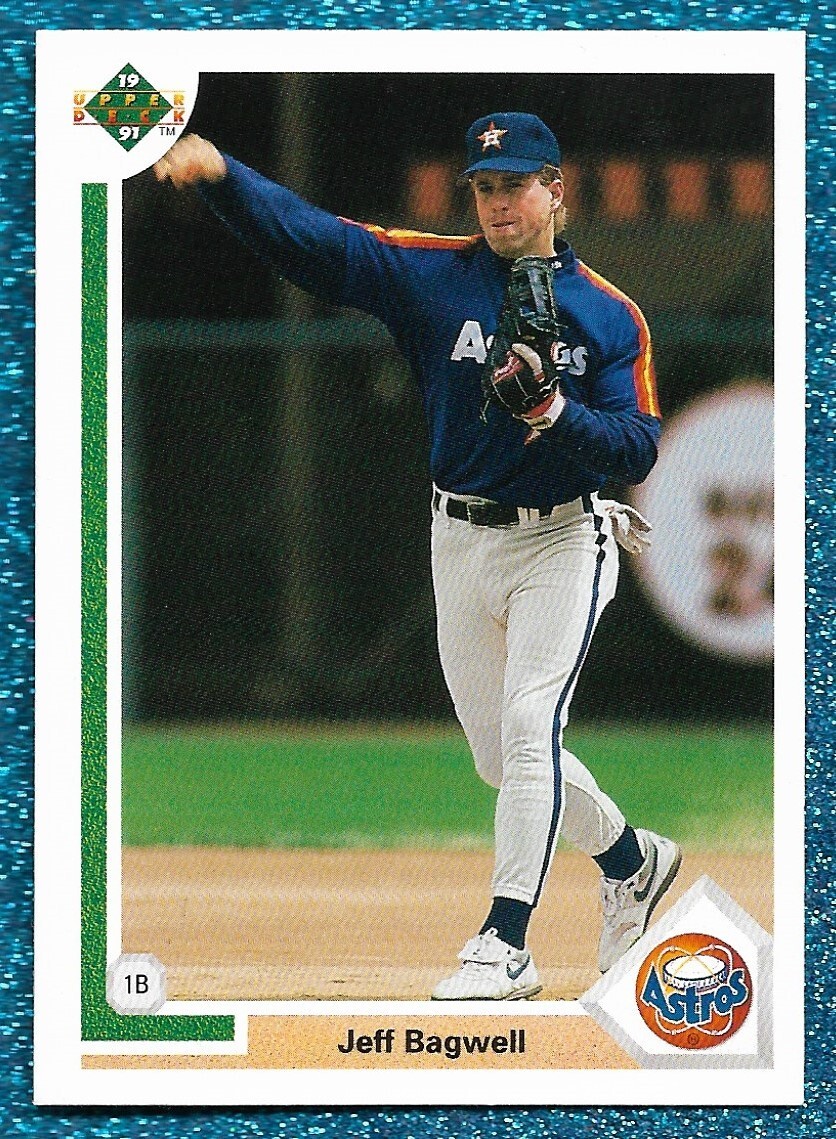 1991 UPPER DECK #755 JEFF BAGWELL ROOKIE RC NM OR BETTER HOF HOUSTON ...