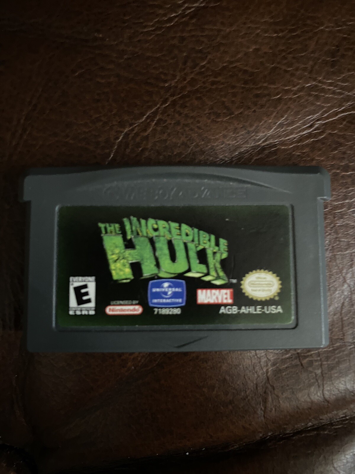 The Incredible Hulk (Nintendo Game Boy Advance, GBA) Game ONLY, Tested ...