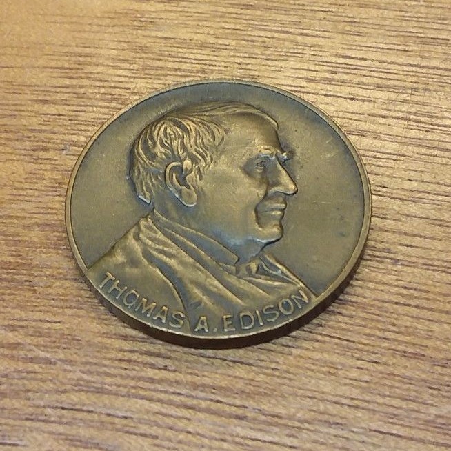 Thomas Edison Salaam Temple Coin | eBay