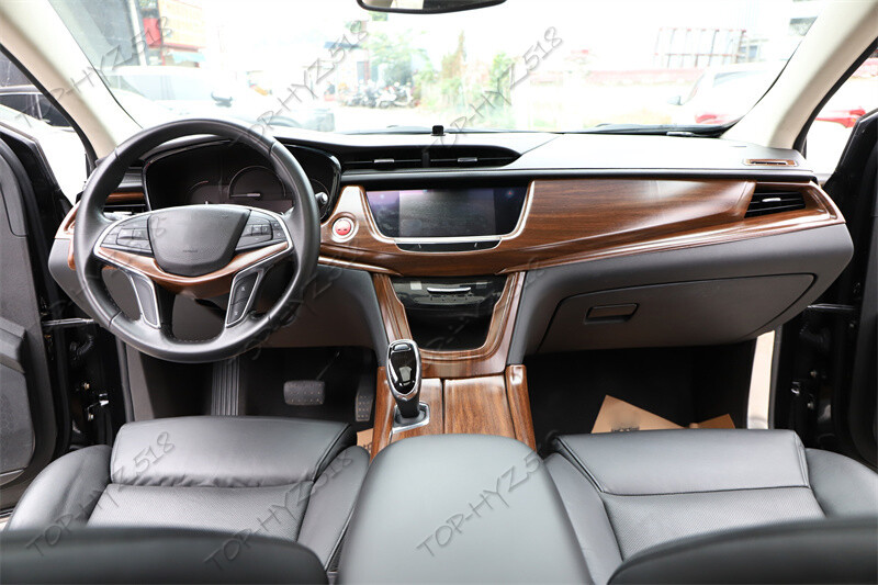 Car Interior Kit Full Set Cover Trim Wood Grain 20pcs For Cadillac XT5 ...