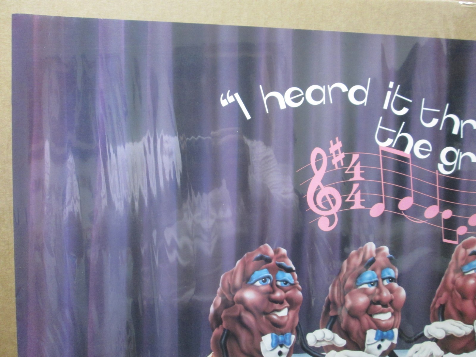 the California Raisins Vintage Poster Heard it through the Grapevine ...