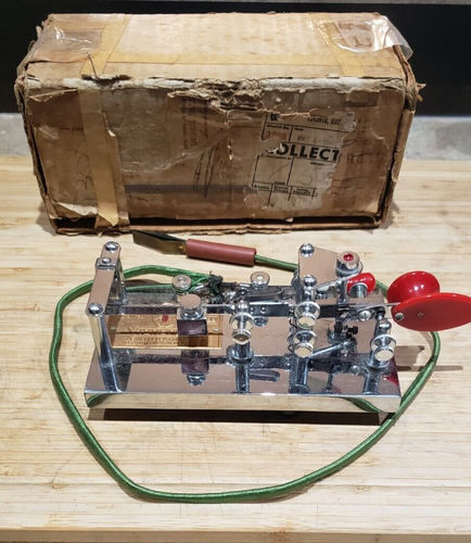 VTG Vibroplex lightning bug deluxe #160292 radio key morse code semi-Automatic | eBay
