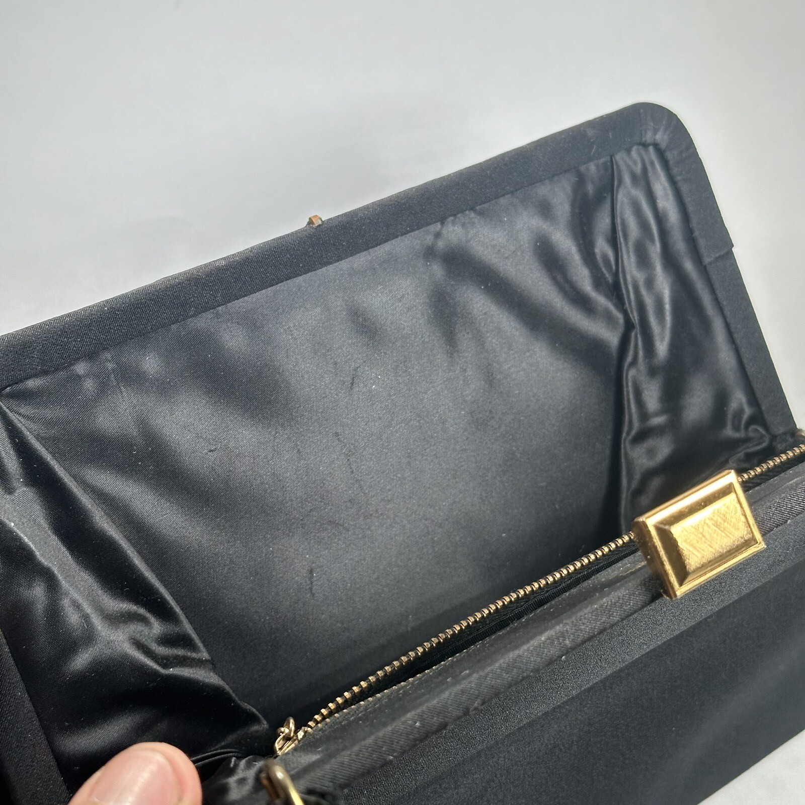 Rare One of a Kind Classic 1950’s Vintage Black Purse - Gem