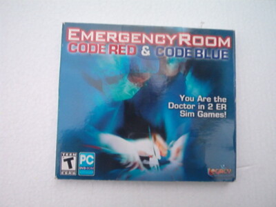 New Sealed "Emergency Room CODE RED & CODE BLUE" 2 Different Games SIM ...