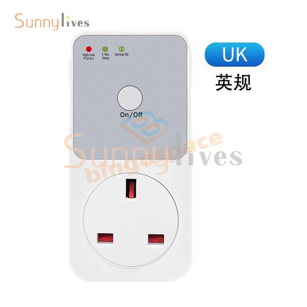 Automatic Voltage Protector AC 220V Power Surge Safe Protector Socket ...