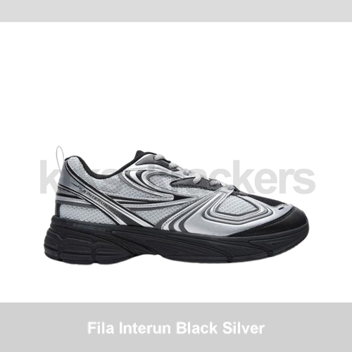 Fila Interun Black Silver | eBay