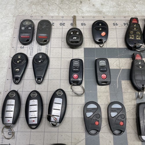 Lot of 63 Keyless Entry Remote Fobs MIXED BAG SEE PHOTOS | eBay