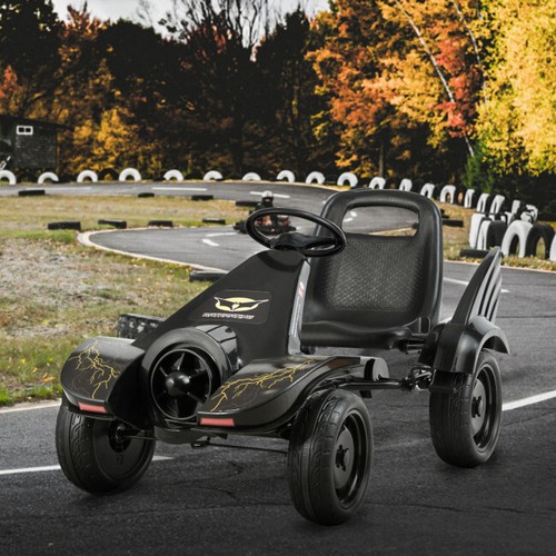 Car Pedal Kids Go Ride Kart Powered Wheel Racer Toy Outdoor Stealth ...