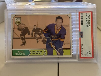 1968-69 Topps Dale Rolfe #41 PSA 7 Rookie RC 2102 | eBay