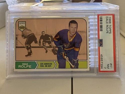 1968-69 Topps Dale Rolfe #41 PSA 7 Rookie RC 2102 | eBay