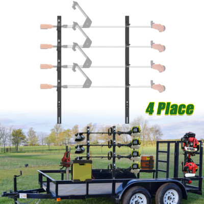 4 Place Weedeater Trimmer Racks For OPEN Landscape Truck and Trailer ...