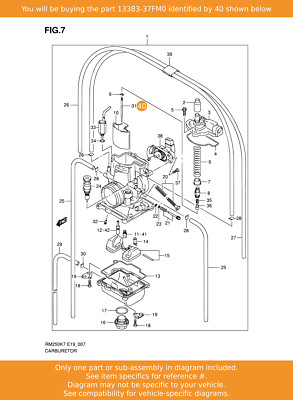 SUZUKI Needle, Jet (nedj), 13383-37FM0 OEM | eBay UK