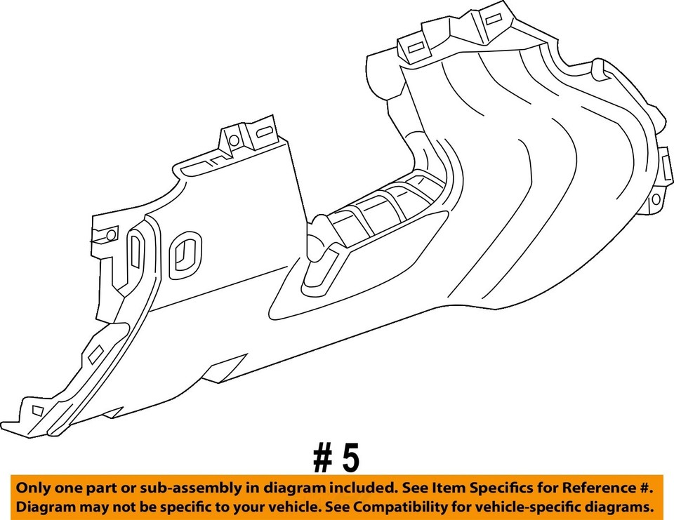 GM OEM 19-23 Sierra 1500 Instrument Panel Components-Knee Bolster ...