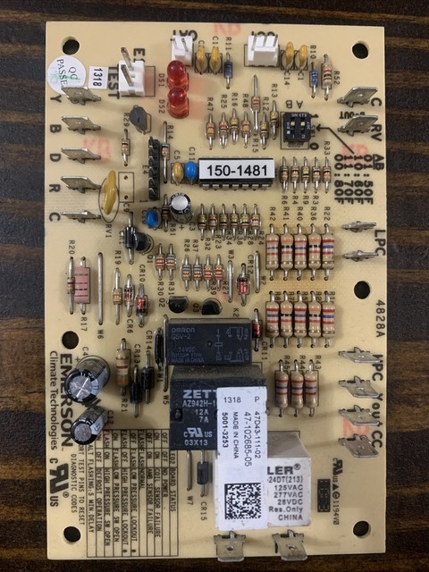 EMERSON CONTROL BOARD 5001-3253 47-102685-05 47D43-111-02 for sale ...