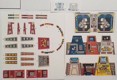 Vintage Star Wars Darth Vaders Star Destroyer Replacement Toy Sticker ...