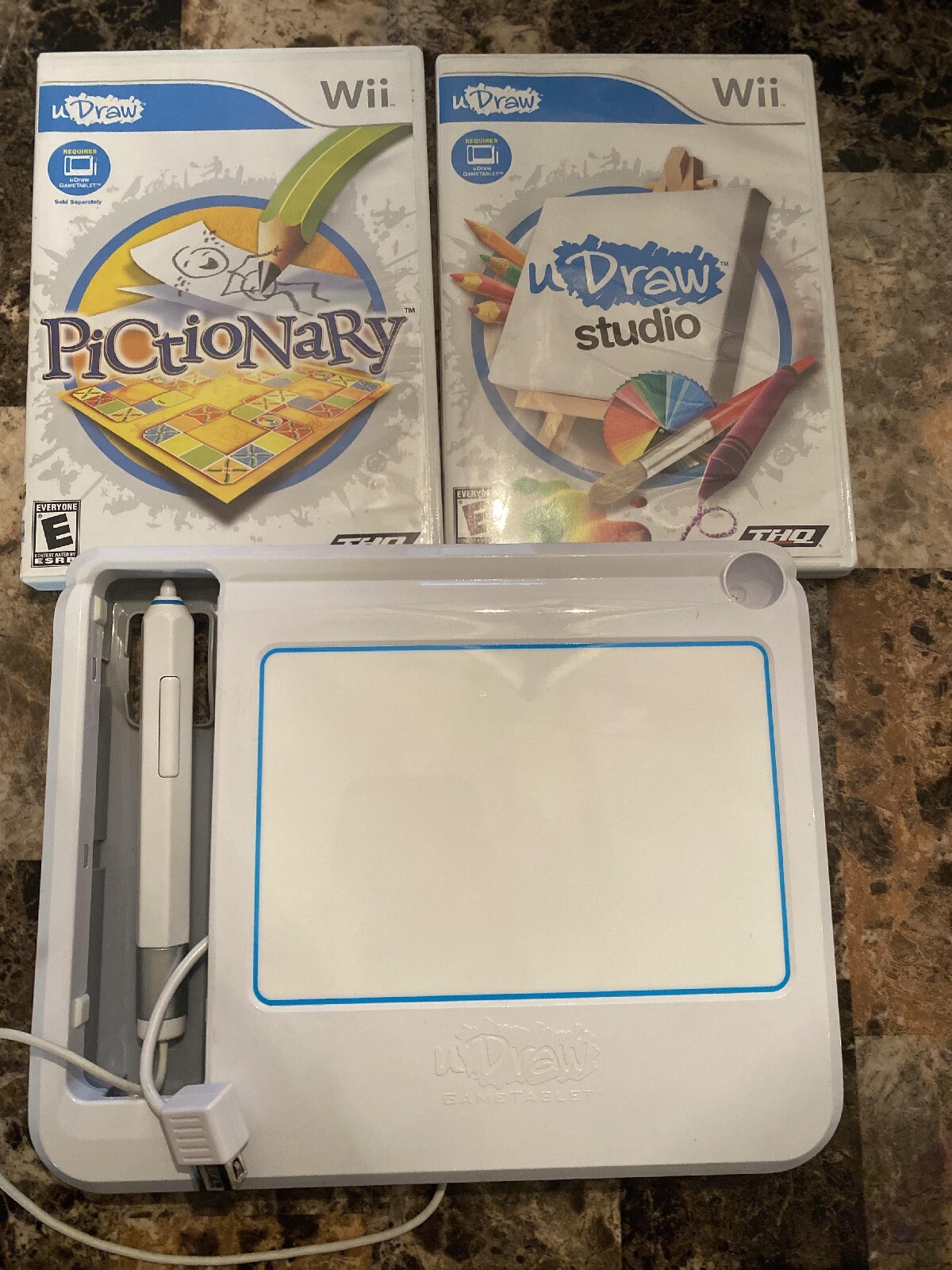 udraw game tablet Nintendo wii And Udraw Studio And Pictionary | eBay