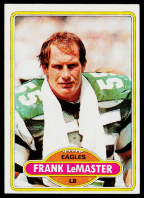 1980 Topps #112 Frank LeMaster Philadelphia Eagles | eBay