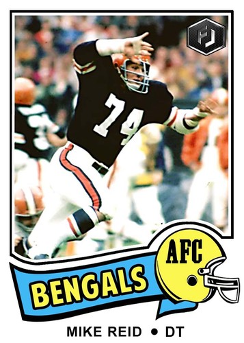 ACEO MIKE REID CINCINNATI BENGALS CUSTOM HAND MADE ART CARD | eBay