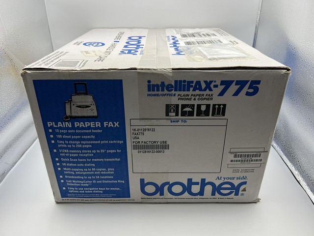 Brother IntelliFax-775 Plain Paper Fax Machine for sale online | eBay