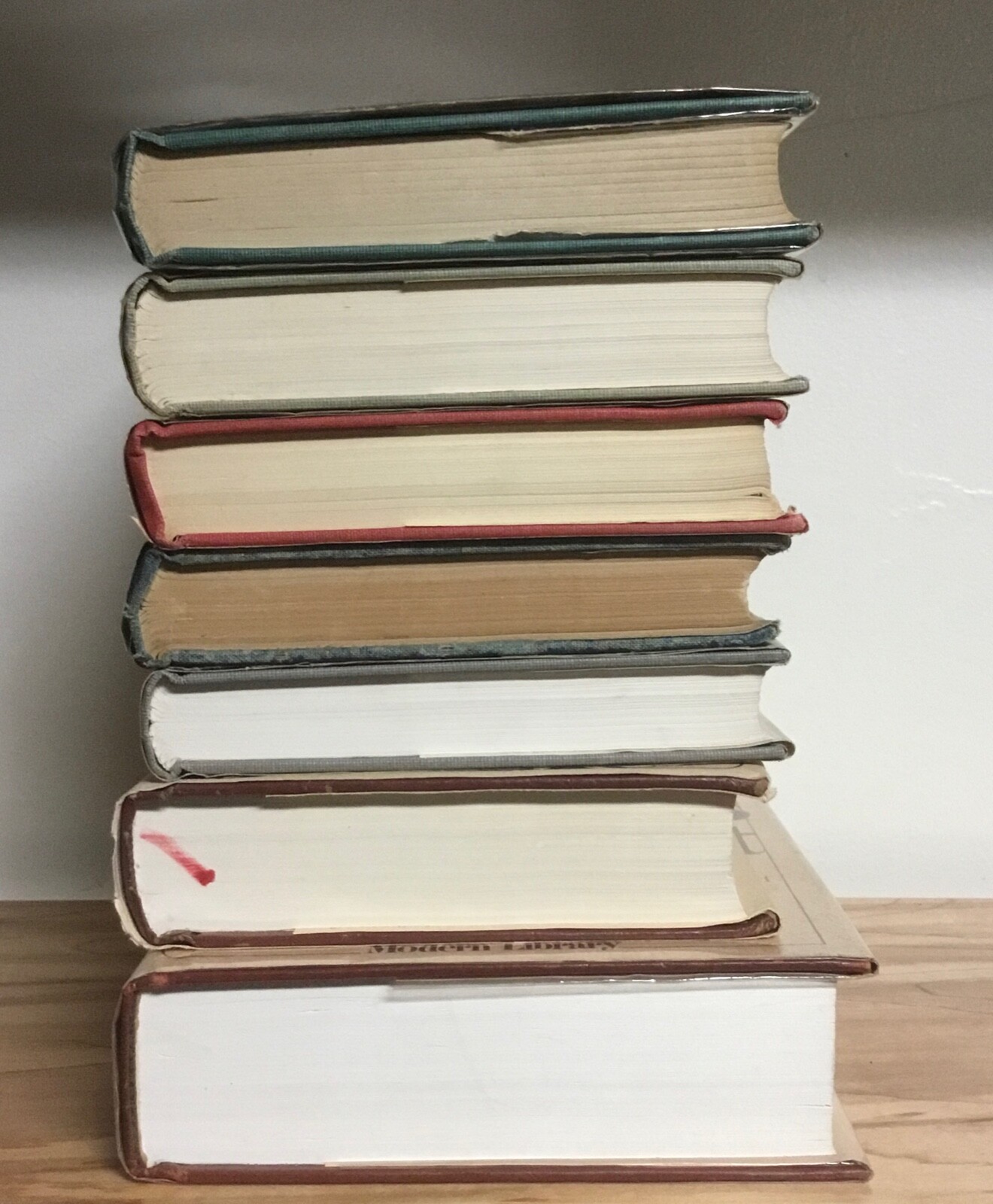 Lot of 7 Books: Modern Library Vintage Hardcovers with dust jackets ...