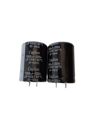 Electrolytic Capacitor CapXon 1000uF 200V, LP Vent 85°C, High Quality ...