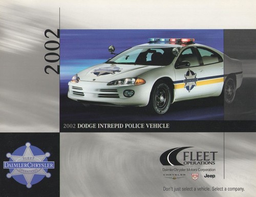 2002 Dodge Intrepid Police Car Dealership Showroom Ad Flyer -rarer than ...