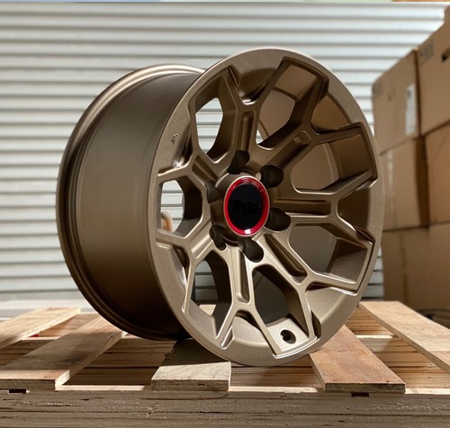 4 PCS 17x8" Bronze Wheels Fit Toyota 4Runner Tacoma FJ 6x139.7 +5 Rims ...