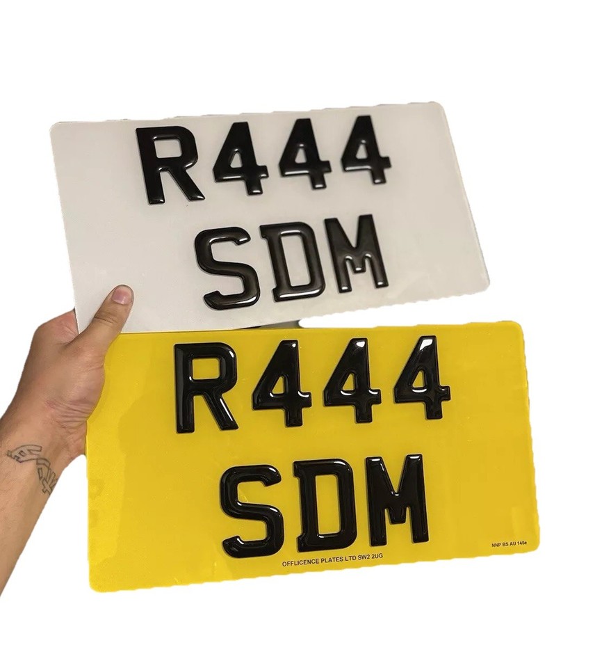 13x7 Japanese JDM Import Number Plates 2D/ 3D Gel / 4D Road Legal ...