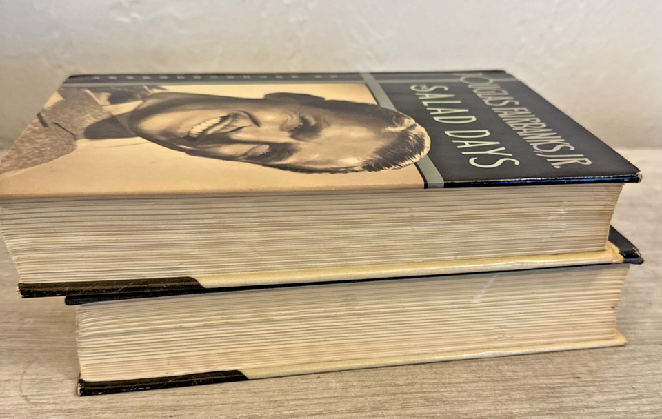 The Salad Days by Douglas Fairbanks Jr Hardback Book, Two Books Vol 1 ...