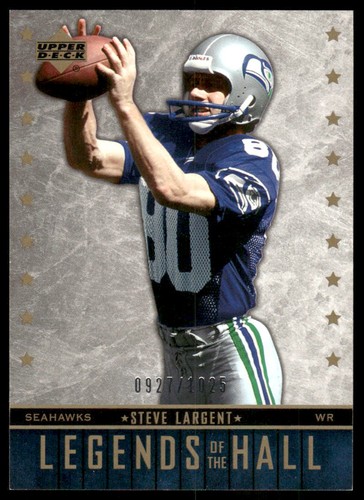 Steve Largent 2005 Upper Deck Legends #190 #/1025 47213 | eBay