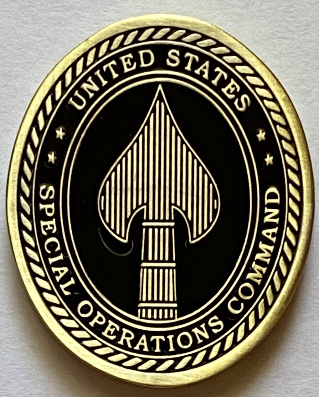 USSOCOM U.S. Special Operations Command Mini Oval 1-3/4" Challenge Coin ...