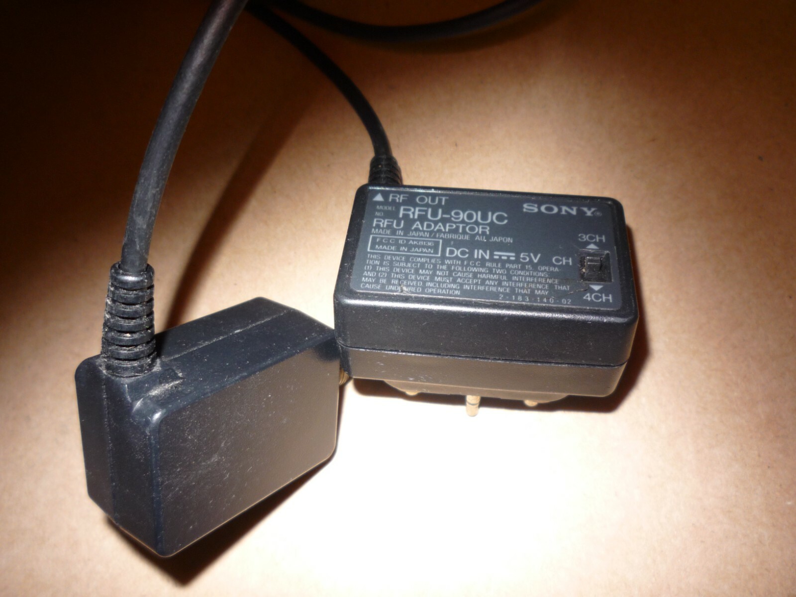 OEM Sony RFU-90UC Adapter Cable Set 8mm Video8 Hi8 HandyCam Camcorders ...