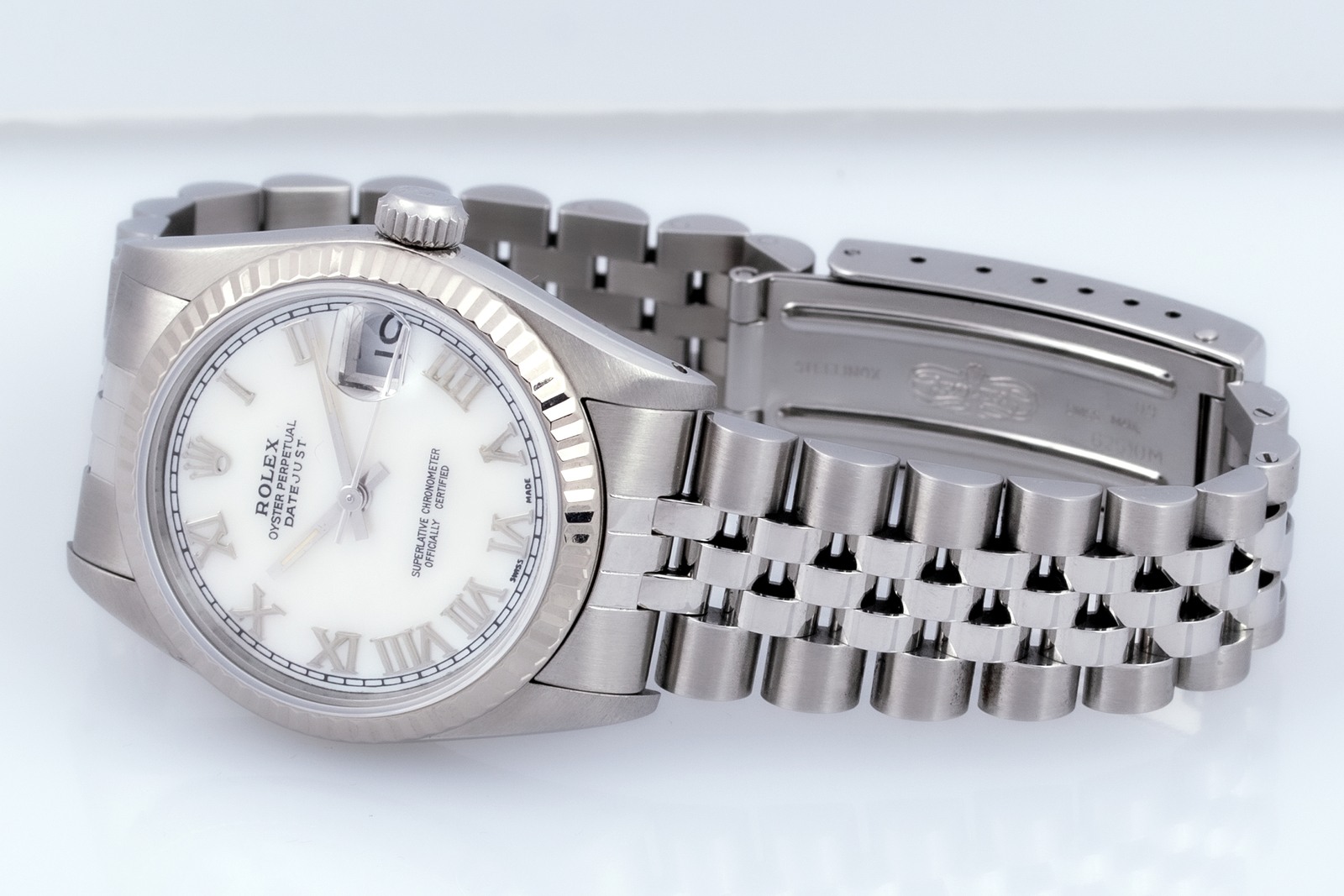 Rolex Mid-Size Datejust 31mm Steel and 18K White Gold Datejust MOP ...