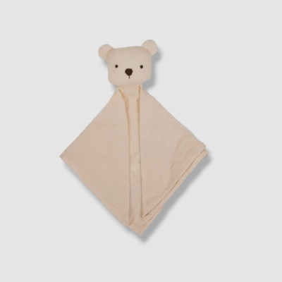 $40 Albetta Baby Girls Unisex Embroidered Beige Organic Cotton Bear ...
