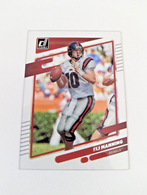 Eli Manning Rebels Giants 2023 Panini Chronicles Draft Clearly Donruss ...