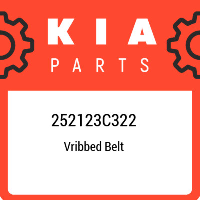 252123C322 Kia Vribbed belt 252123C322, New Genuine OEM Part | eBay