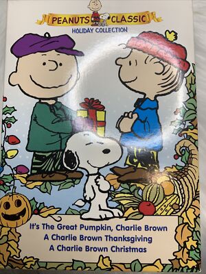 Peanuts Classic Holiday Collection 3 DVD Set 2000 Charlie Brown | eBay