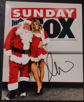 CHARISSA THOMPSON TNF THURSDAY NIGHT FOOTBALL HOT SEXY SANTA SIGNED ...