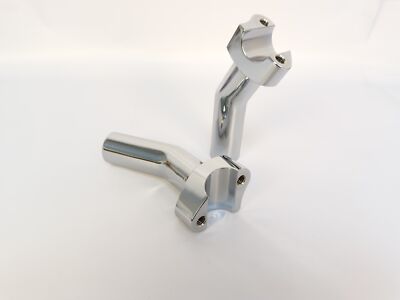 4" Pullback Handlebar Riser Fit For Harley 1" Bar Softail FXSTC Road ...