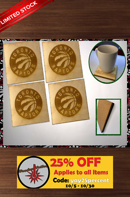 Toronto Raptors NBA Basketball Cork Sports Coasters Barware (Wooden) | eBay