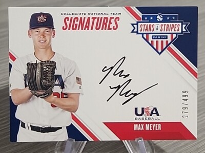 Max Meyer 2020 Panini Stars & Stripes Signatures Autograph /499 Miami ...