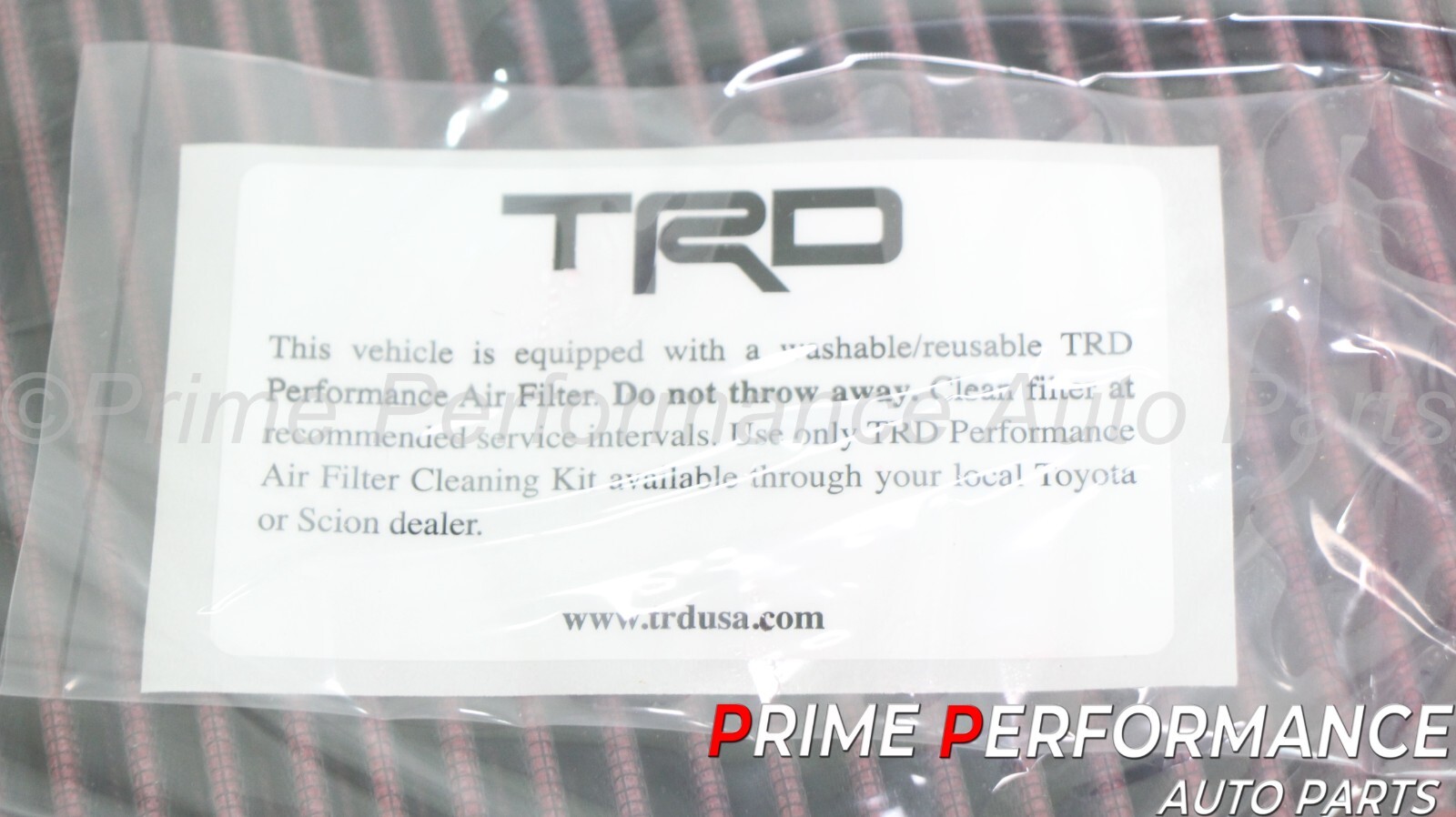 Toyota FJ Cruiser 10-14 4Runner 10-24 V6 4.0L Genuine TRD Air Filter ...